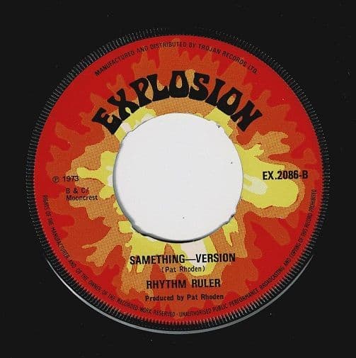 WINSTON GROOVY Nose For Trouble Vinyl Record 7 Inch Explosion 1973